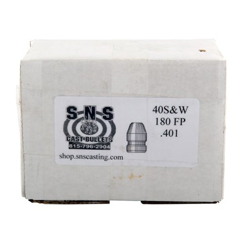 SNS CAST BULLETS .40 CALIBER CAST PISTOL BULLETS