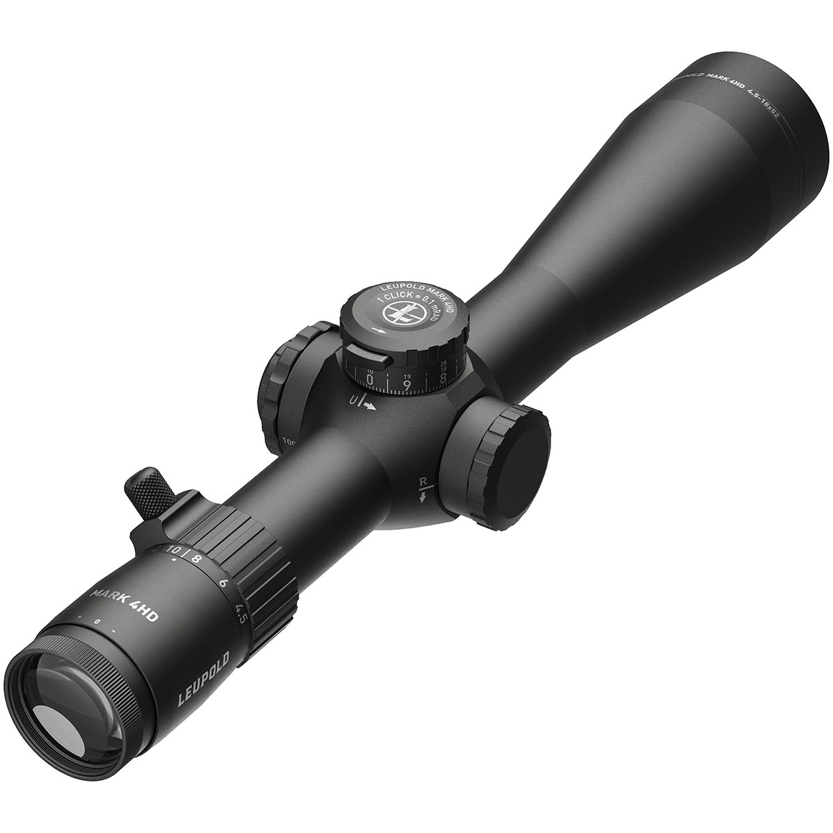 LEUPOLD MARK 4HD 4.5-18x52mm FFP Illuminated PR1-MOA Reticle Black SKU ...