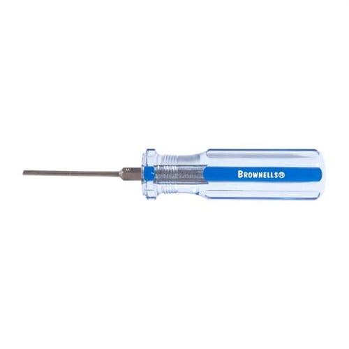 BROWNELLS #1 Fixed-Blade Screwdriver .120 Shank .030 Blade Thickness ...