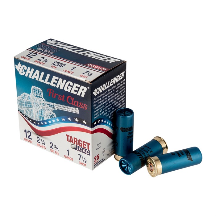 CHALLENGER AMMO 12GA 2-3/4" 1 OZ #8 Shot 1290 FPS 250/Case SKU: 105003506