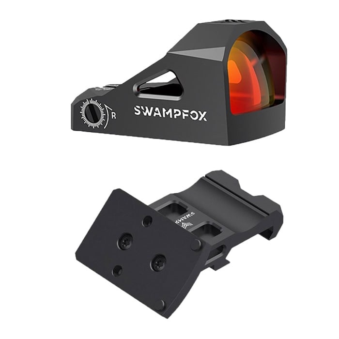 SWAMPFOX OPTICS Liberty Micro 1x22mm 3 MOA Green Dot Reflex Sight Only ...