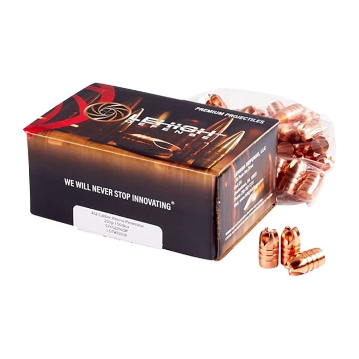 LEHIGH DEFENSE, LLC XTREME PENETRATOR 452 CALIBER (0.452") BULLETS