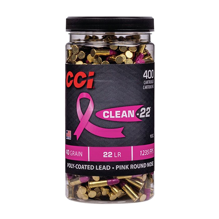 CCI CLEAN-22 PINK 22 LONG RIFLE HV TARGET AMMO