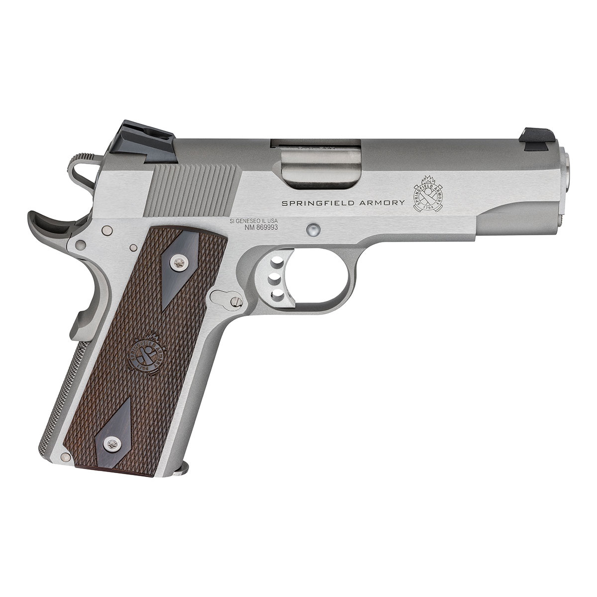 SPRINGFIELD ARMORY 1911 Garrison 9mm Luger 5" BBL (1)9RD Mag Stainless ...