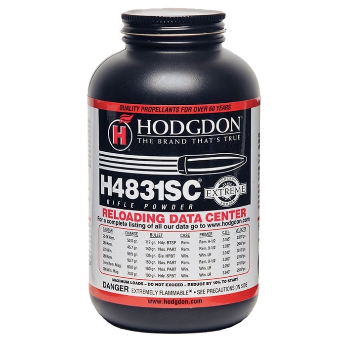 HODGDON POWDER CO., INC. H4831SC SMOKELESS RIFLE POWDER