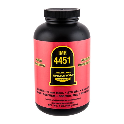 IMR POWDERS ENDURON® 4451 SMOKELESS RIFLE POWDER