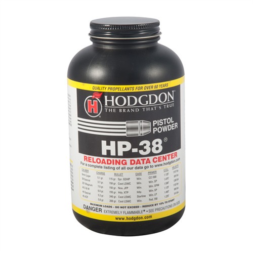 HODGDON POWDER CO., INC. HP38 SMOKELESS POWDER