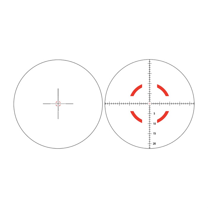 TRIJICON USMC-SCO VCOG 1-8X28MM FFP ILLUMINATED RIFLE SCOPE W/STD MOUNT