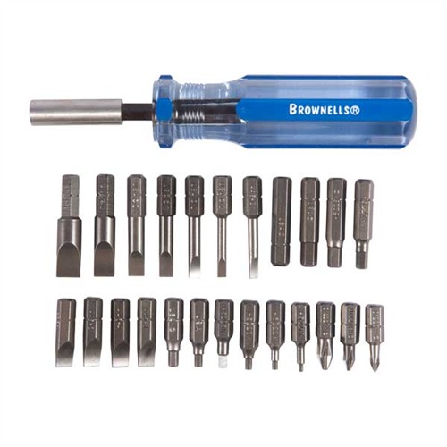 BROWNELLS #1 Standard Magna-Tip Set W/Magnetic LE Handle SKU: 080101804