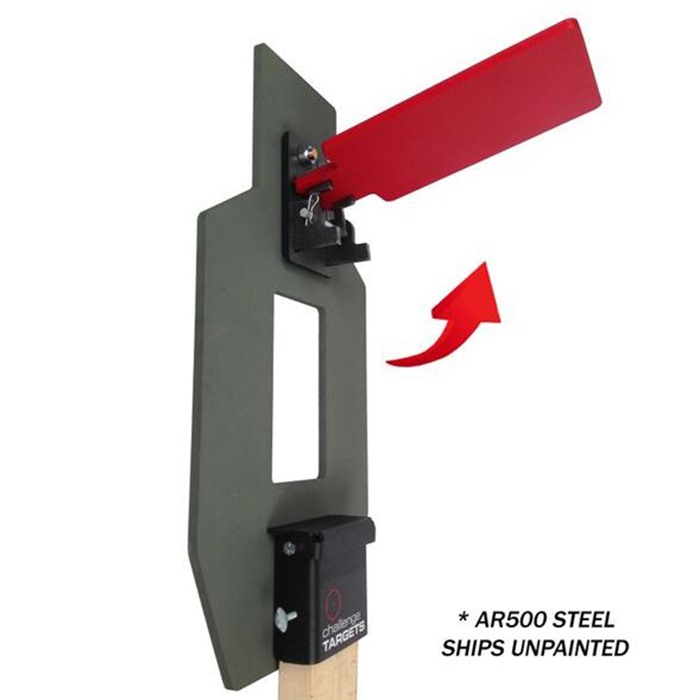 CHALLENGE TARGETS IPSC FLAPPER TARGET HEAD ASSEMBLY