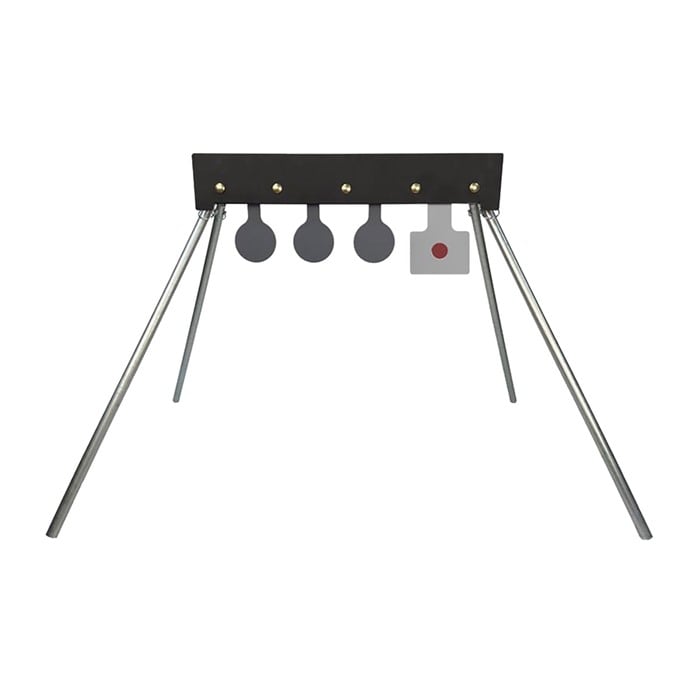 CHALLENGE TARGETS SHOOT-TO-RESET PLATE RACK