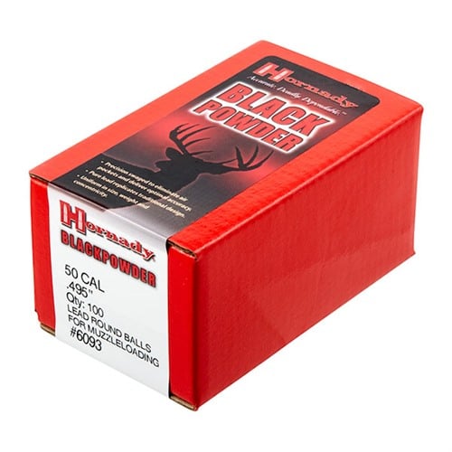 HORNADY ROUND BALLS 50 CALIBER MUZZLELOADING BULLETS