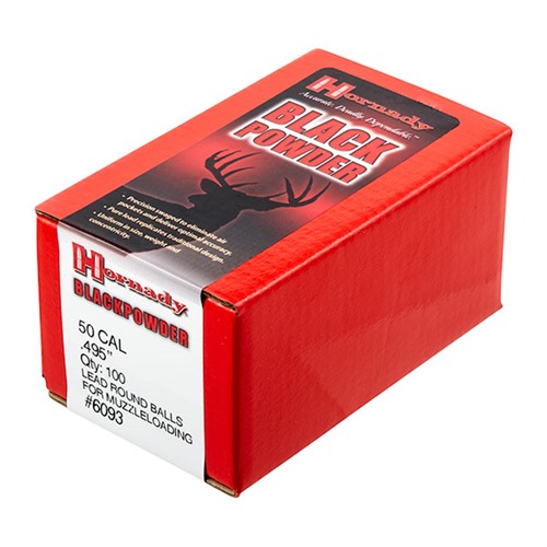 HORNADY Round Balls 50 Cal (.495") Lead Round Ball 100/Box SKU: 100203132