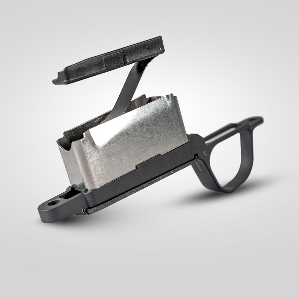 CHRISTENSEN ARMS SHORT MAGNUM ACTION BOTTOM METAL ASSEMBLY W/INTERNAL ...