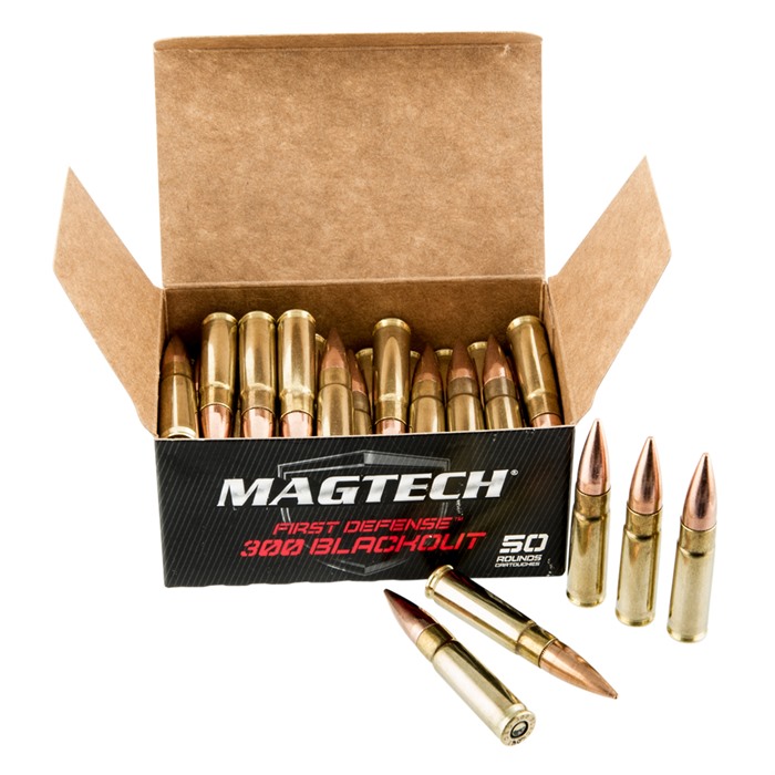 MAGTECH AMMUNITION FIRST DEFENSE AMMO 300 AAC BLACKOUT 123GR FMJ