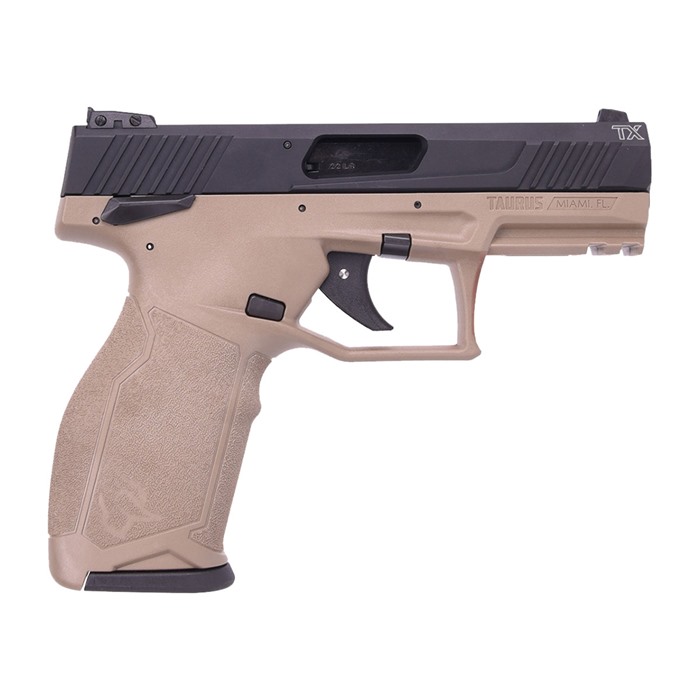 TAURUS TX22 22LR FDE/BK 4'' 2x16 RDS SKU: 100041843