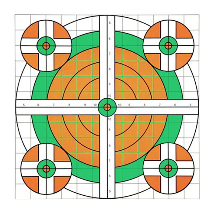 CHAMPION TARGETS Orange & White Bull Targets 12/Pack SKU: 100046084