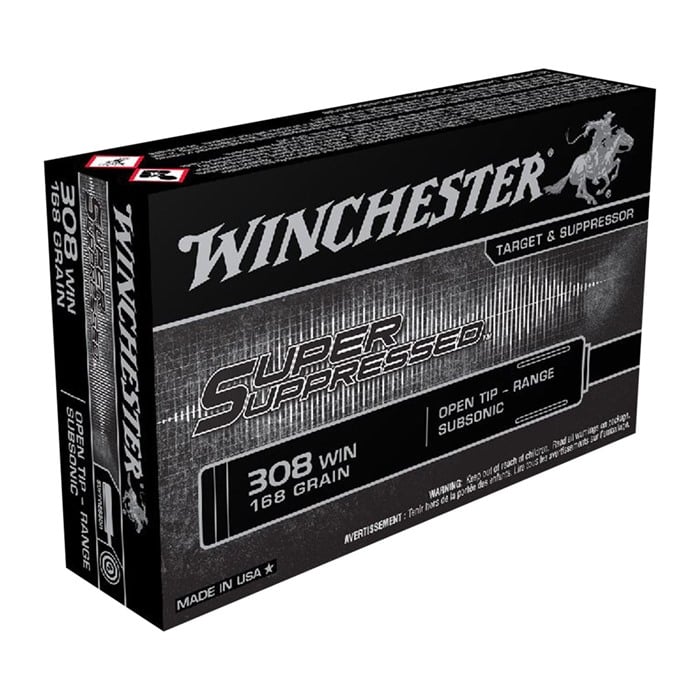 WINCHESTER SUPER SUPPRESSED 308 WINCHESTER RIFLE AMMO