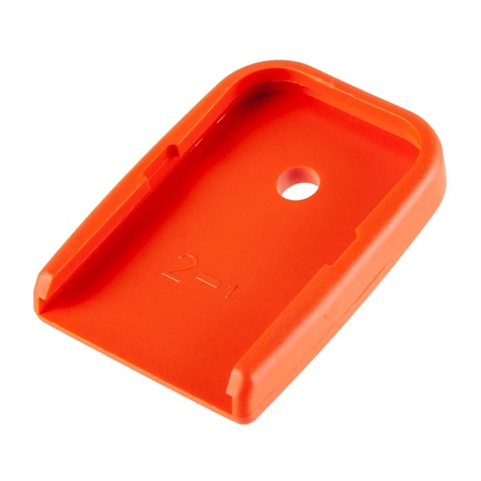 GLOCK G20/G21/G29 MAGAZINE FLOOR PLATE ORANGE