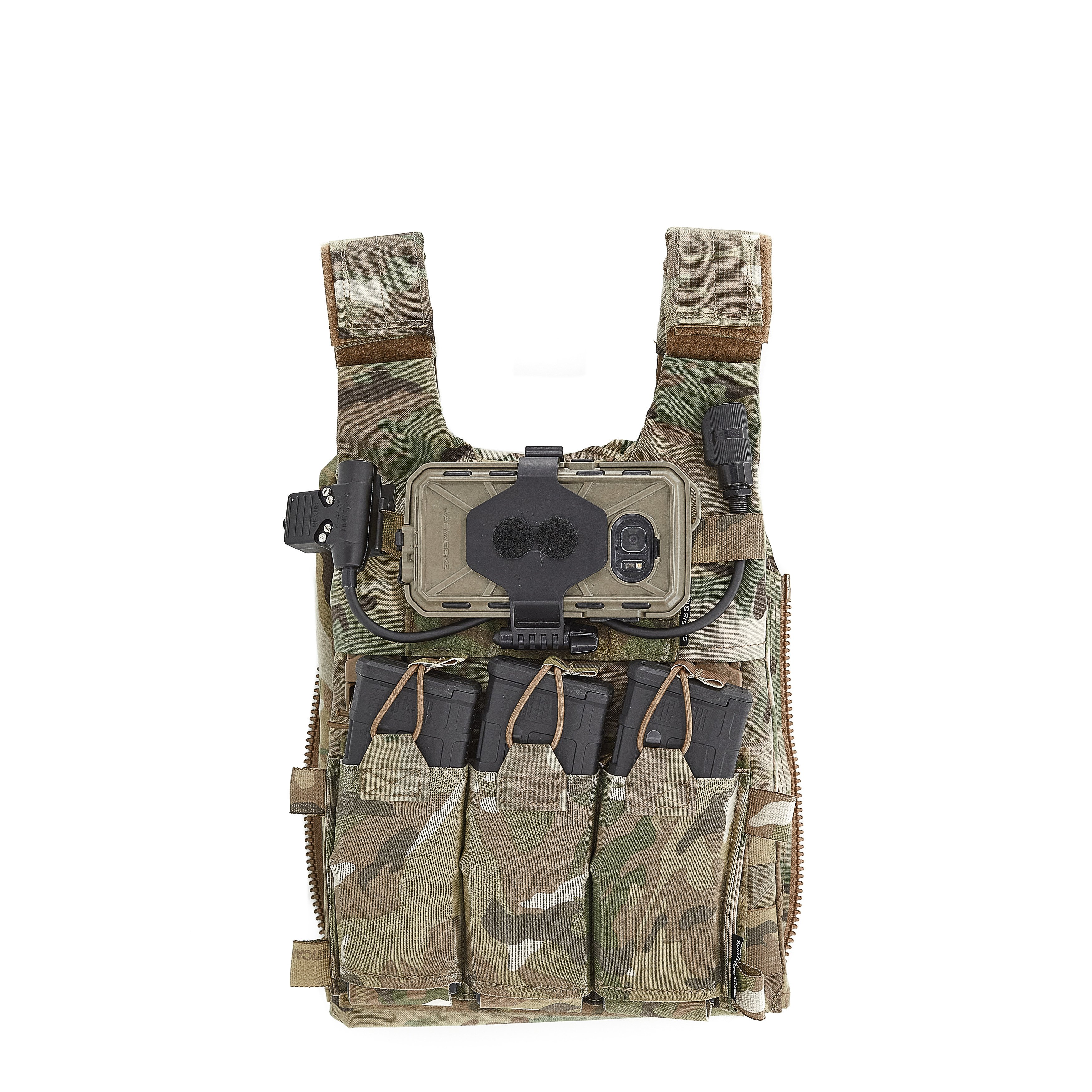 SPIRITUS SYSTEMS LV-119 Front Overt Plate Bag (Medium), Ranger Green ...