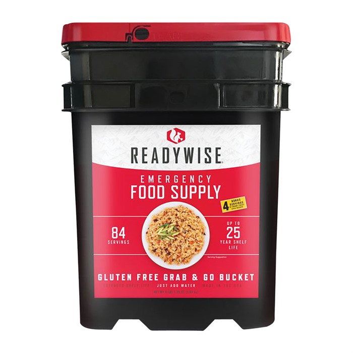 READYWISE 84 SERVING GLUTEN FREE GRAB AND GO BUCKET