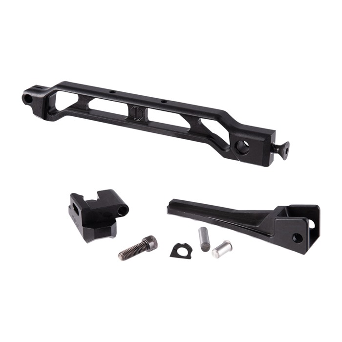 JMAC CUSTOMS LLC 8-INCH RAISED ARM BAR WITH FOLDING BUTTPLATE