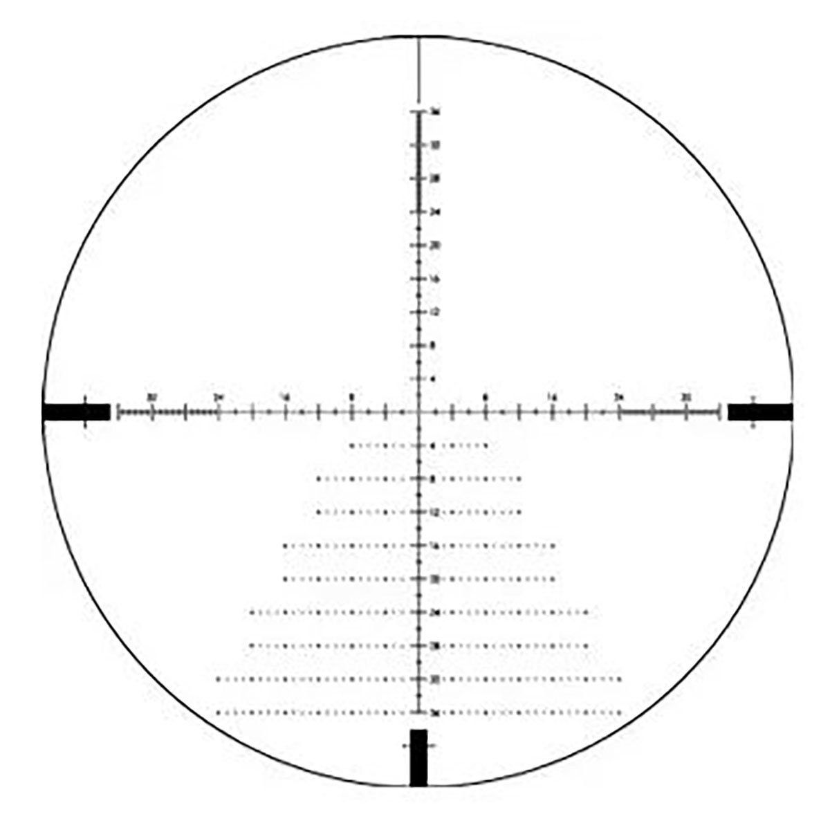 VORTEX OPTICS Diamondback Tactical 6-24x50mm FFP EBR-2C MOA Black W ...
