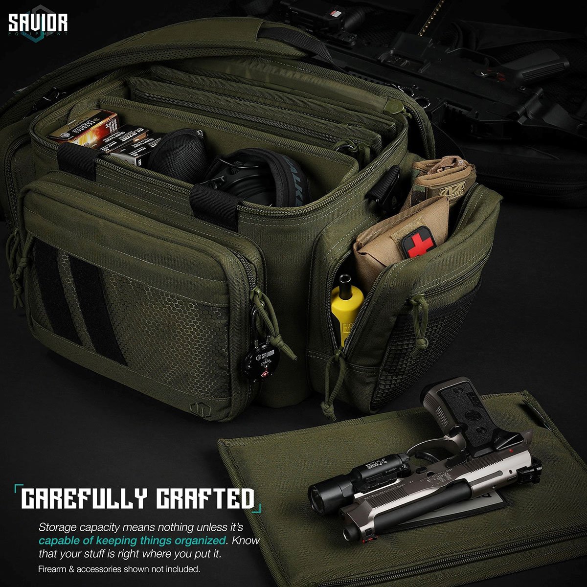 SAVIOR EQUIPMENT SPECIALIST RANGE BAGS FOR HANDGUNS