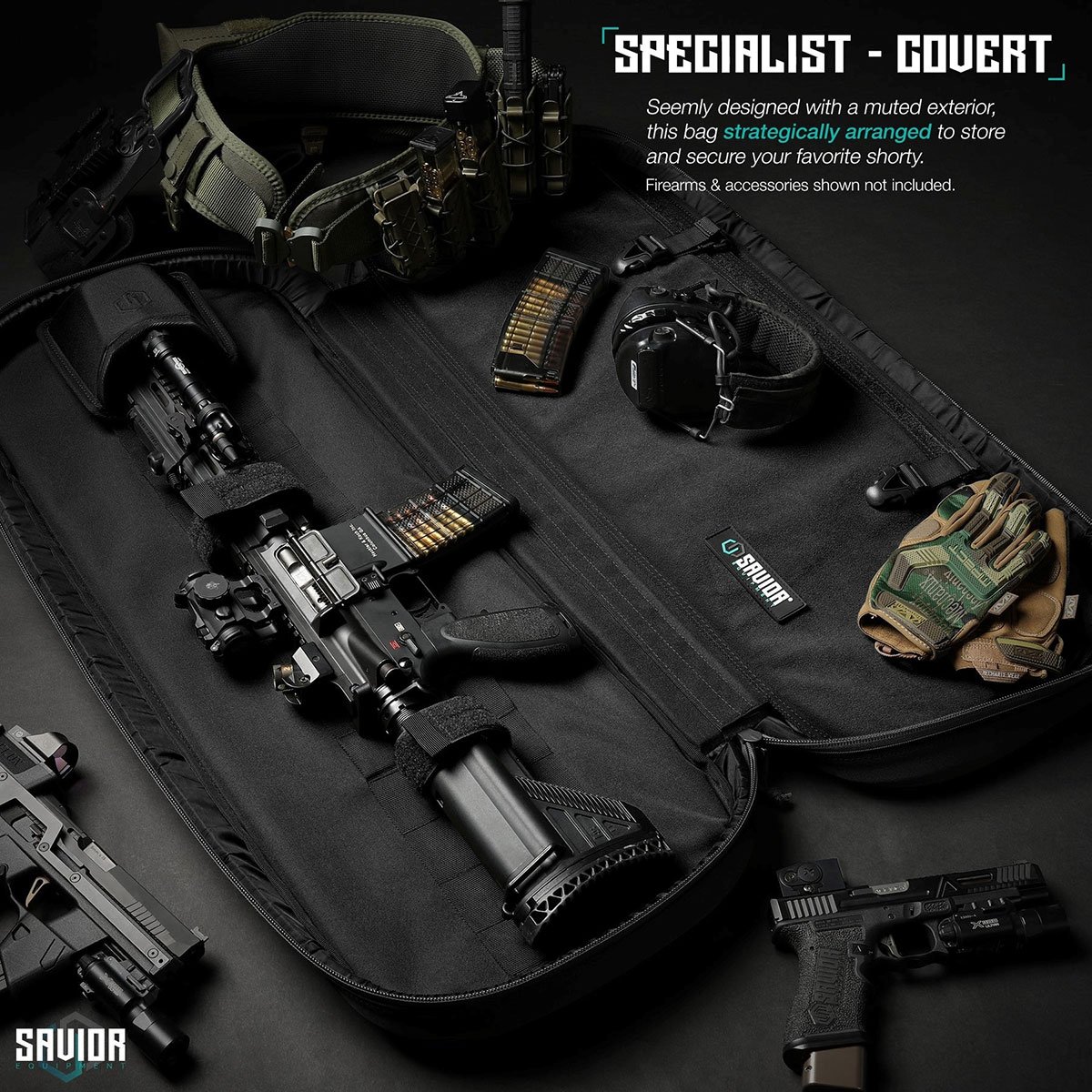 SAVIOR EQUIPMENT SPECIALIST COVERT SINGLE RIFLE CASES