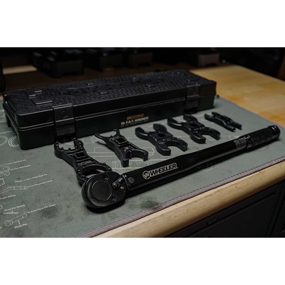 WHEELER ENGINEERING DELTA XL FAT WRENCH W/COMPLETE CROWFOOT SET