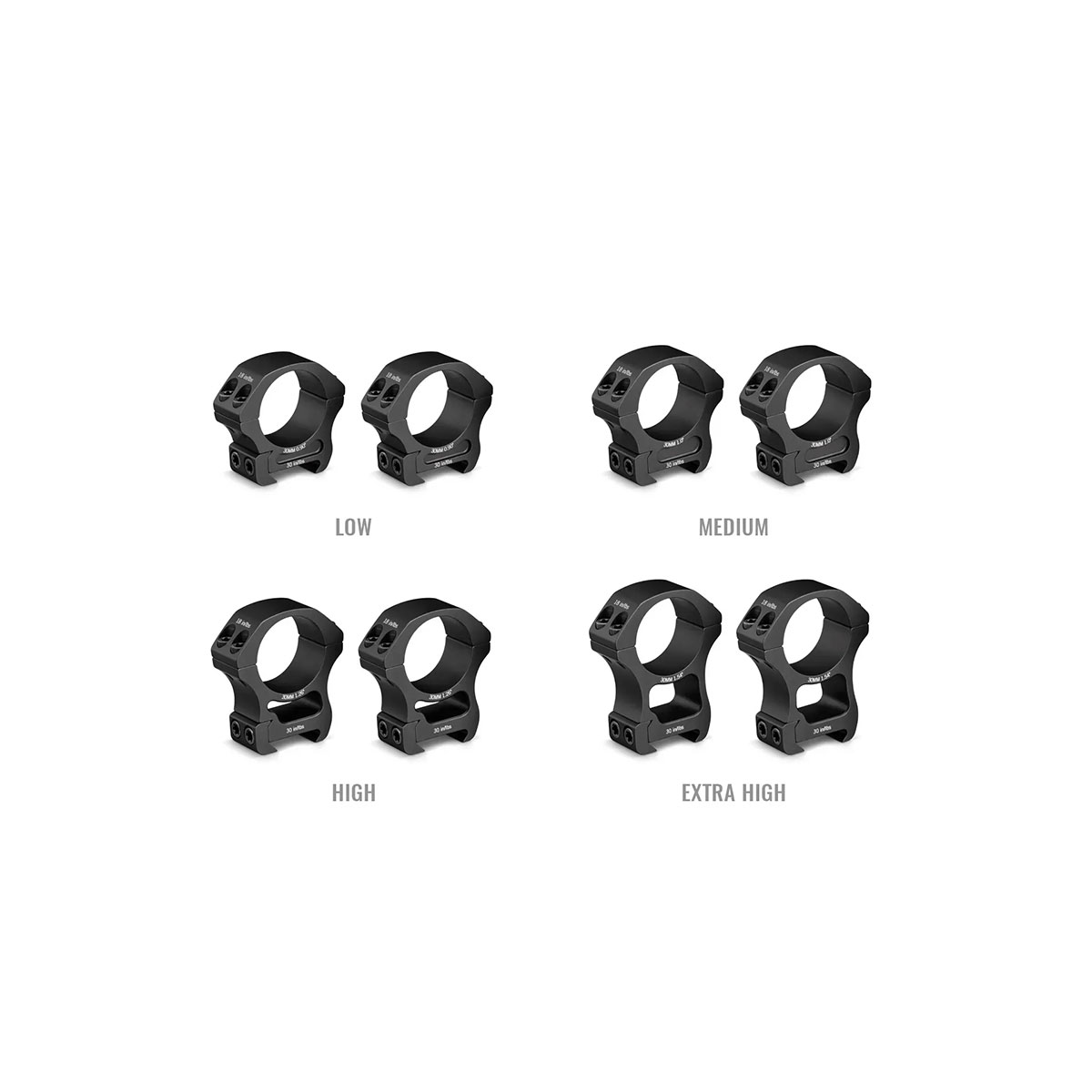 VORTEX OPTICS PRO SERIES SCOPE RINGS