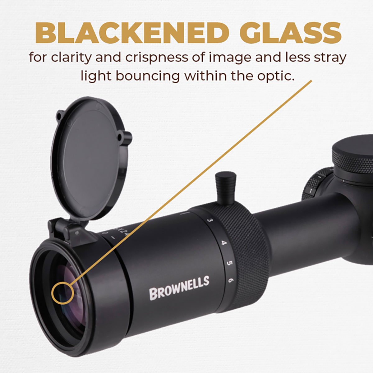 BROWNELLS MATCH PRECISION OPTIC (MPO) 1-6X24MM SFP ILLUMINATED RIFLE SCOPE