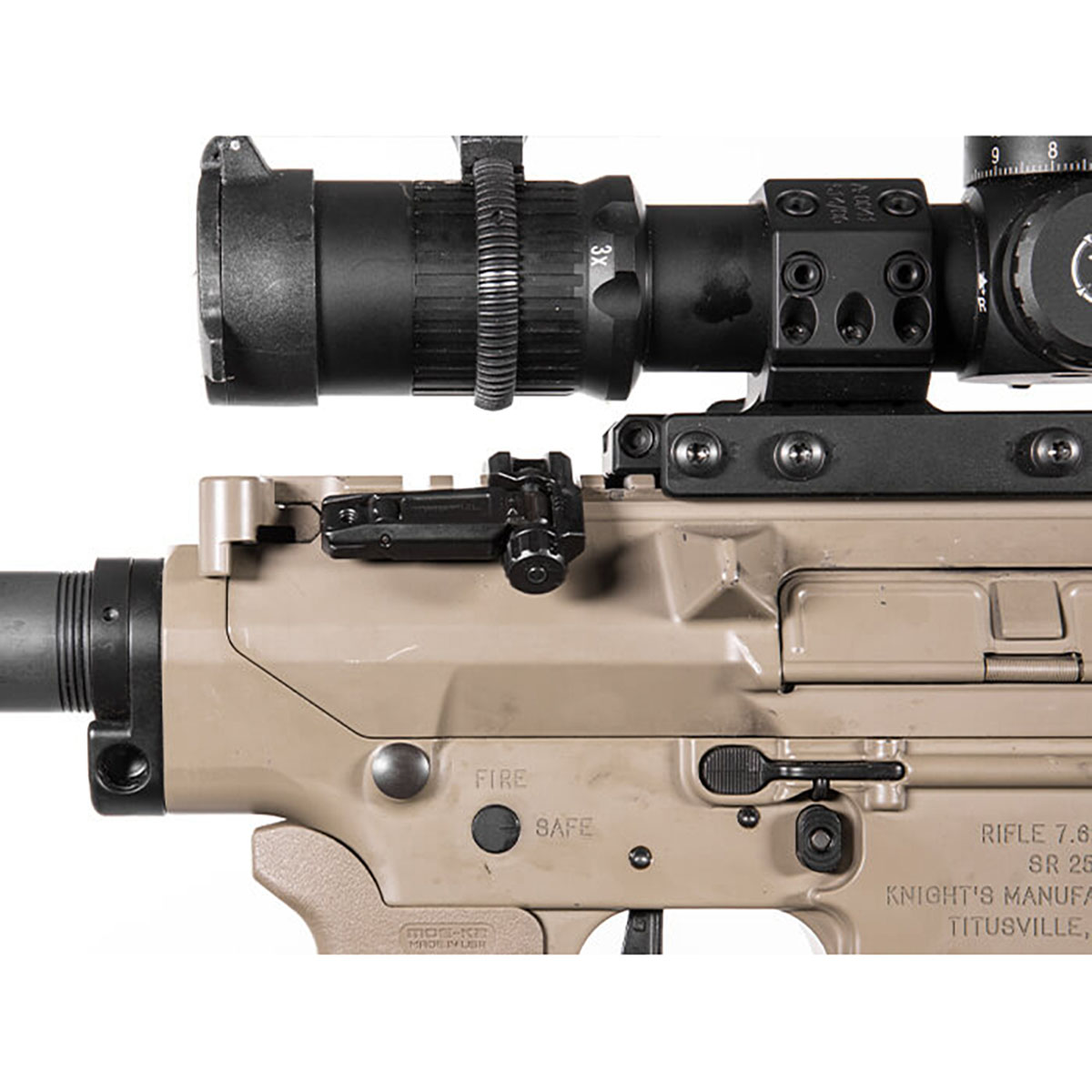 MAGPUL MBUS PRO® FLIP-UP OFFSET REAR SIGHT FOR AR-15