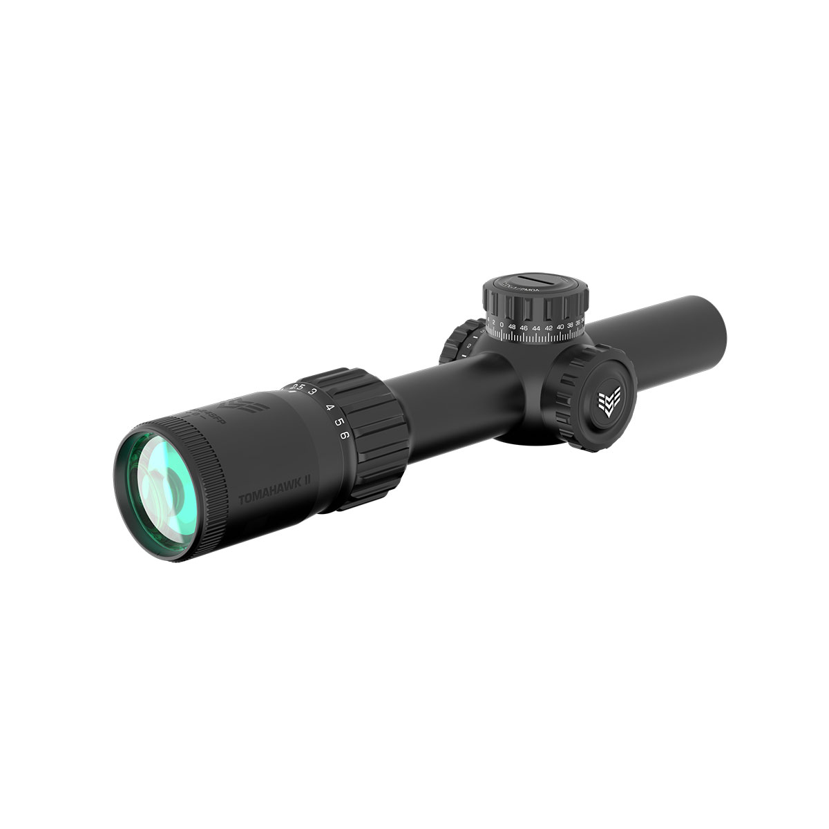 SWAMPFOX OPTICS TOMAHAWK II LPVO 1-4X24MM SFP ILLUMINATED RIFLE SCOPE