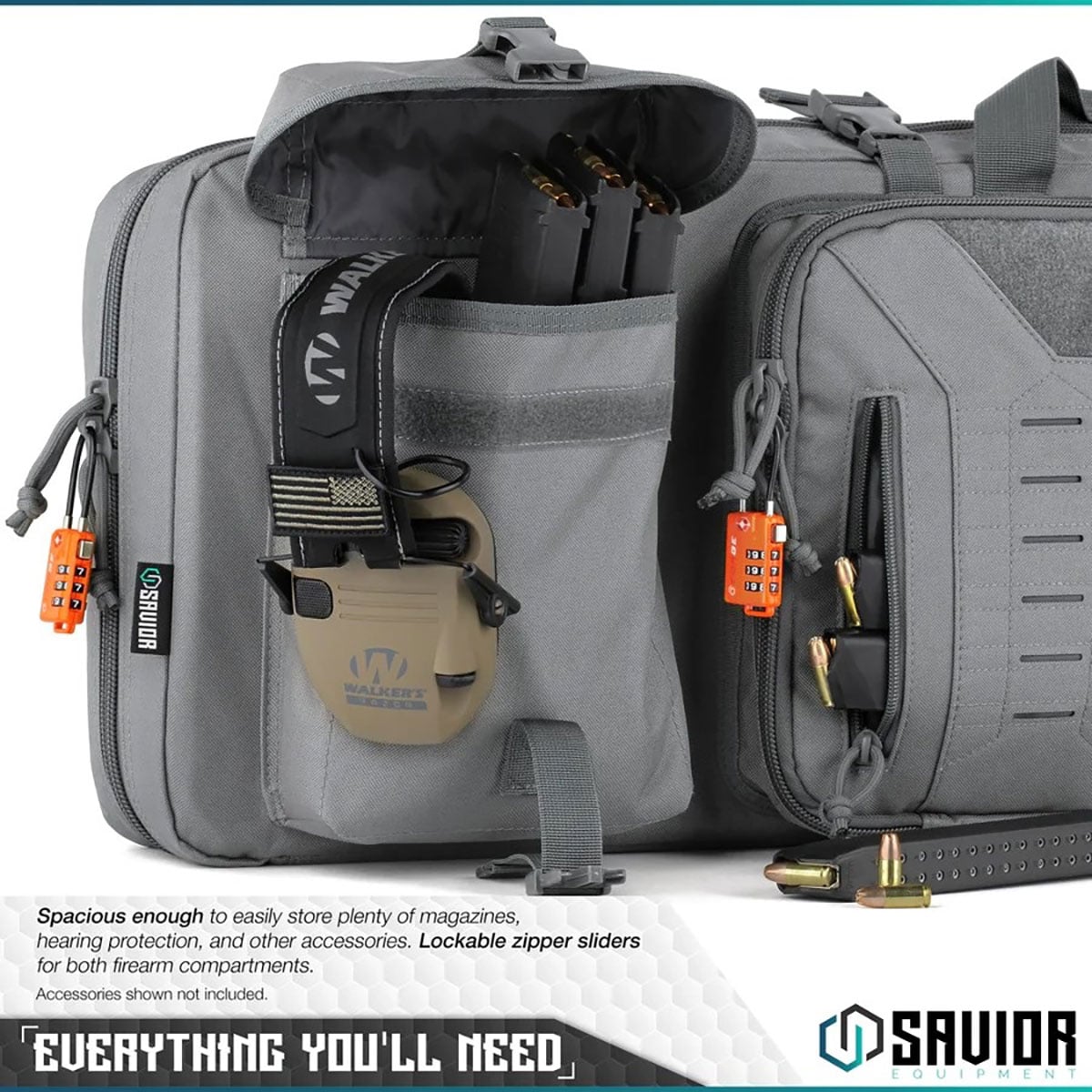 SAVIOR EQUIPMENT URBAN WARFARE LOW PROFILE DOUBLE RIFLE CASES
