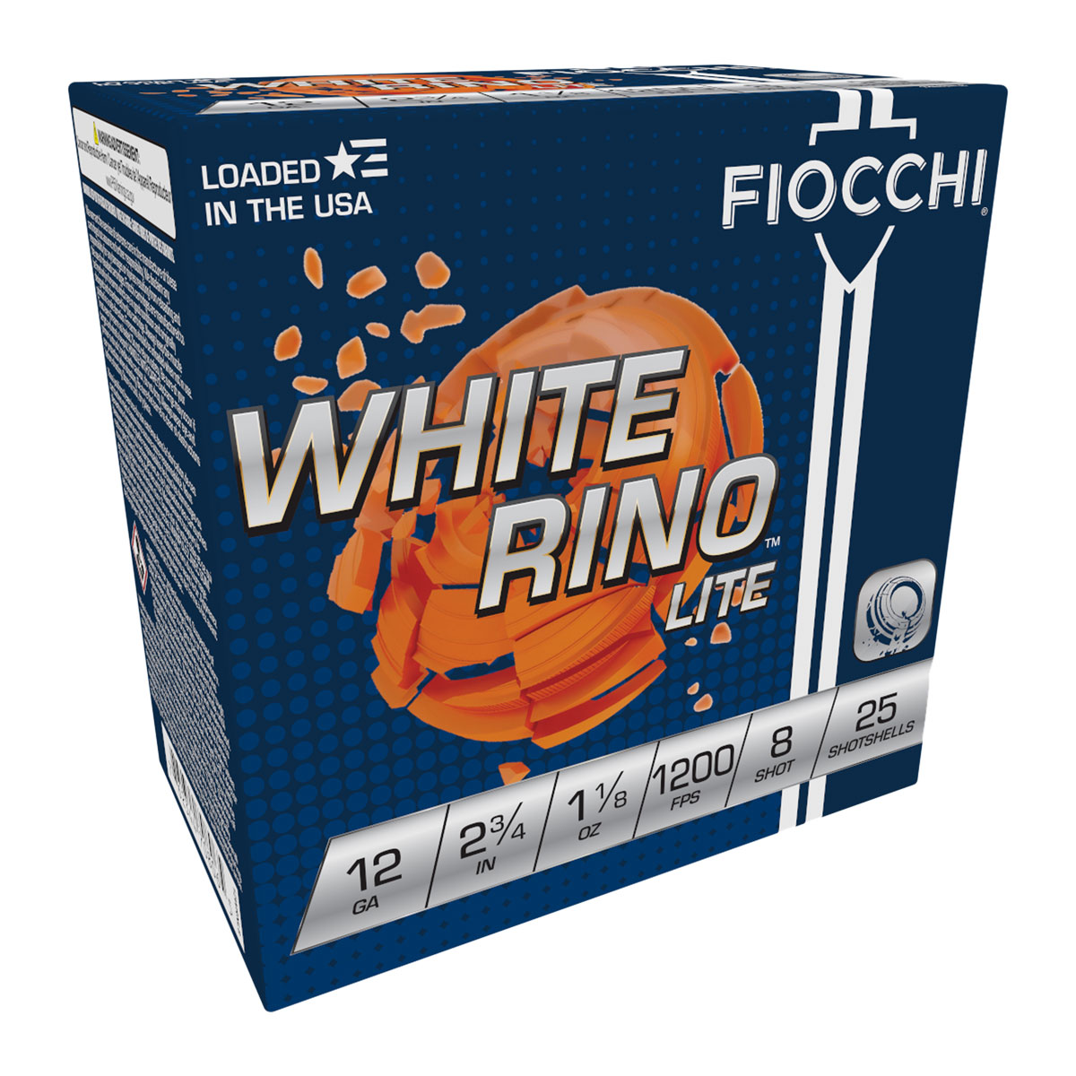 FIOCCHI AMMUNITION WHITE RINO LITE 12 GAUGE AMMO