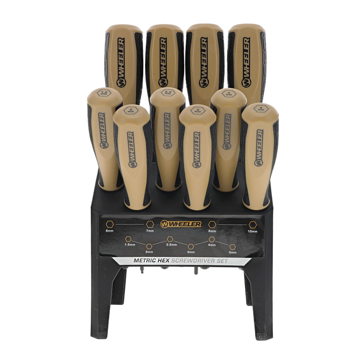 WHEELER ENGINEERING METRIC HEX BENCHTOP SCREWDRIVER SET | UPC: 661120750628