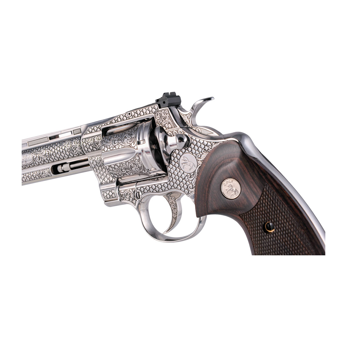 COLT SPECIAL EDITION ENGRAVED PYTHON 357 MAGNUM/38SPECIAL REVOLVER