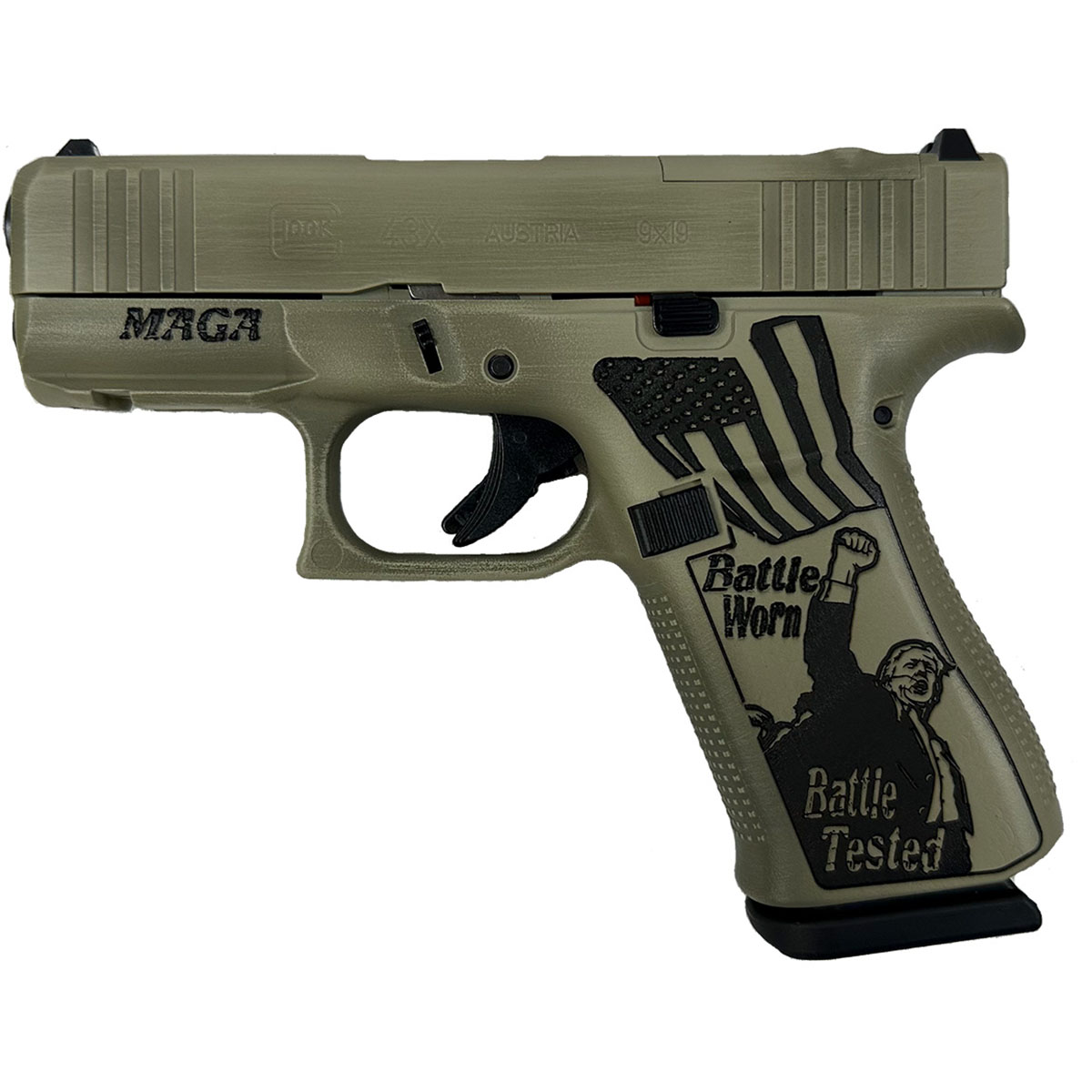 GLOCK 43X MOS 9MM LUGER SEMI-AUTO HANDGUN