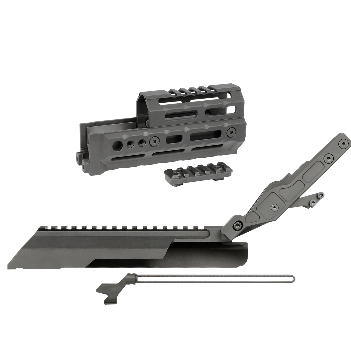 MIDWEST INDUSTRIES, INC. AK Alpha 10" Handguard w/ Railed Top Cover SKU ...