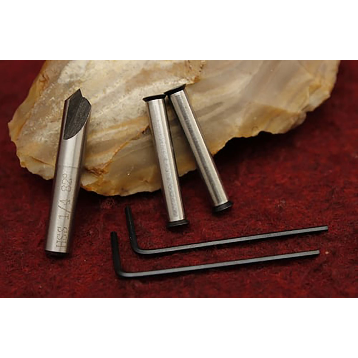 KIDD INNOVATIVE DESIGN THREADED RECEIVER PINS WITH COUNTERSINK TOOL