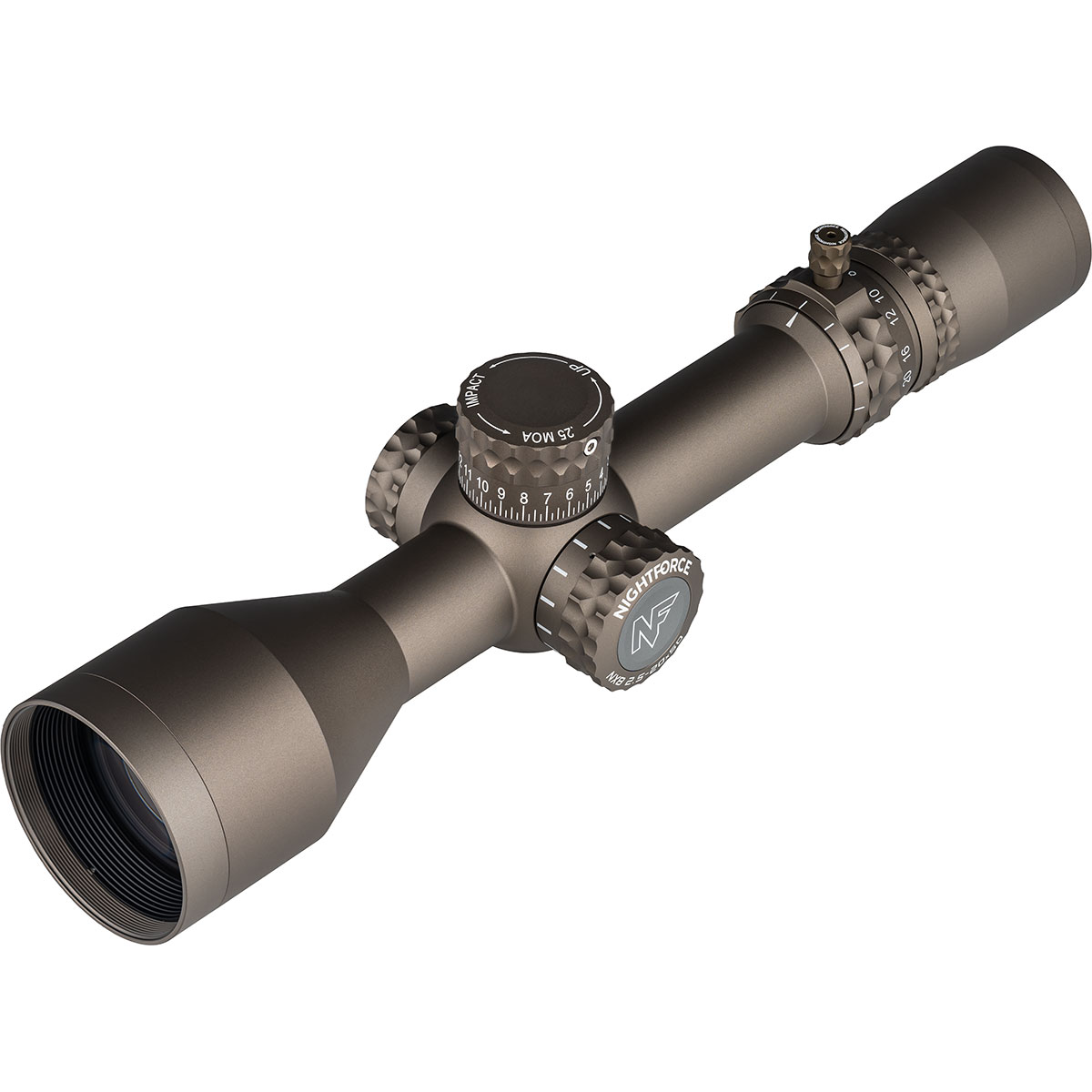 NIGHTFORCE NX8 2.5-20x50mm SFP Illuminated MOAR-CF2 Reticle Black SKU ...