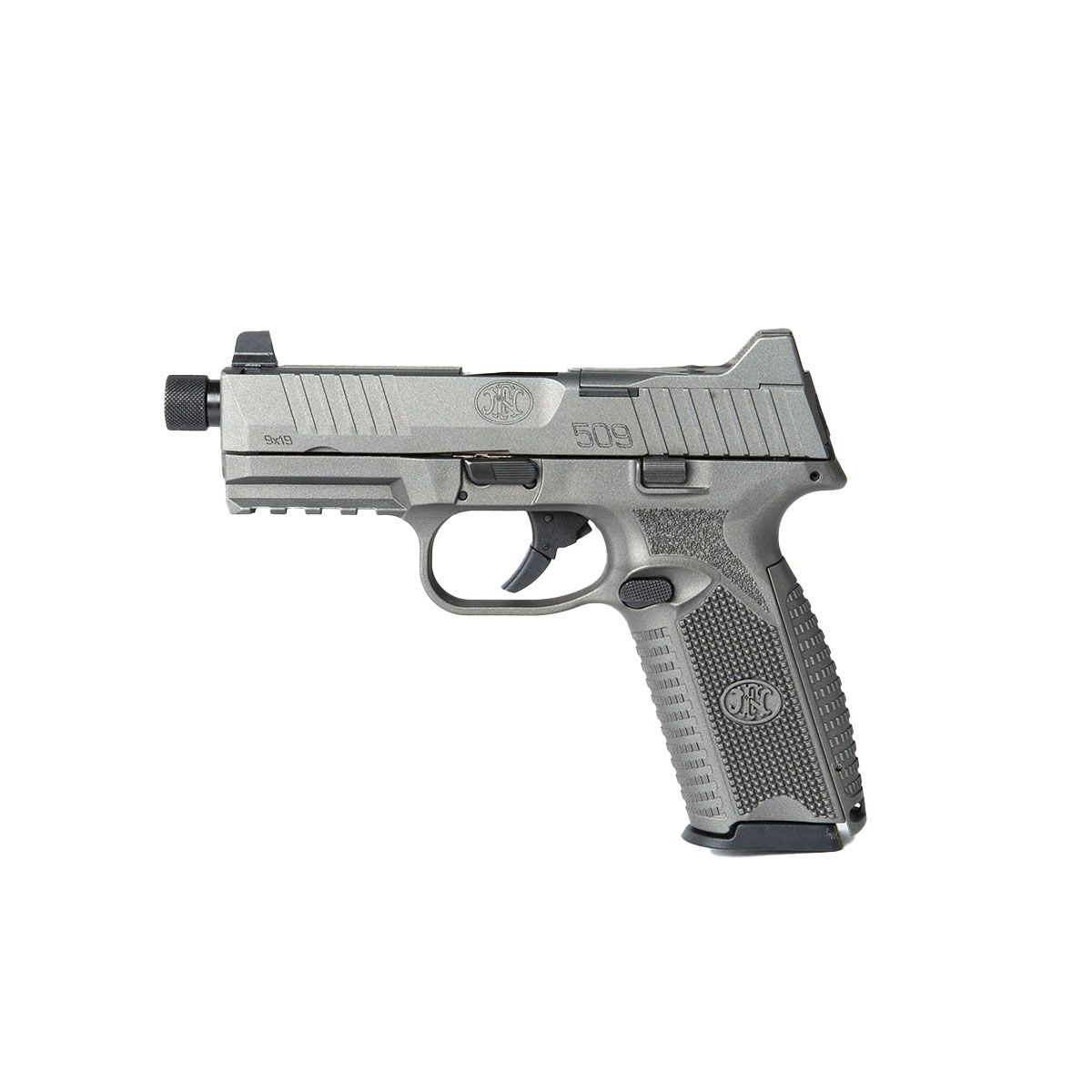FN AMERICA LLC DEMO 509T 9mm Luger 4.5" BBL (1)17RD & (1)24RD Mags Gray ...