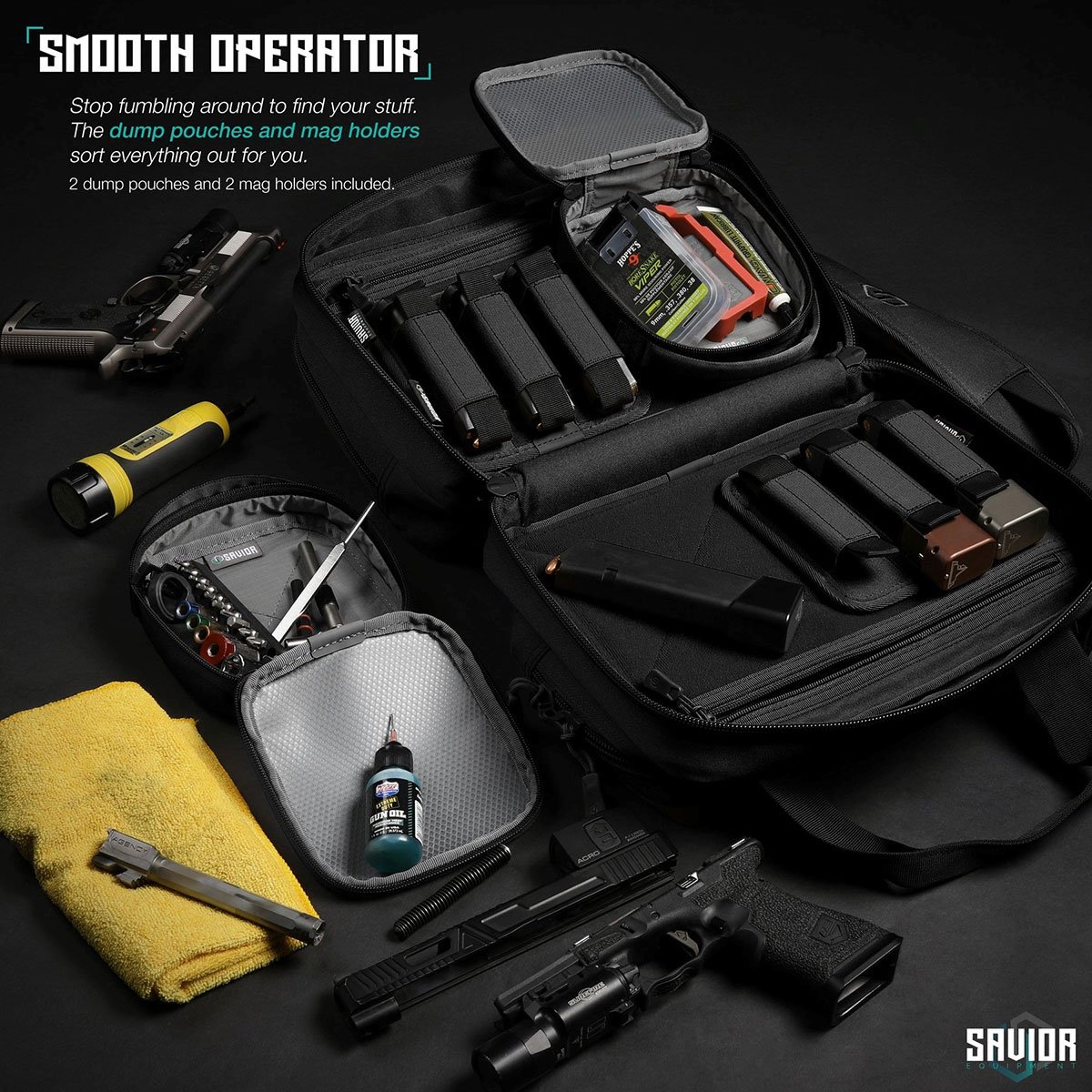 SAVIOR EQUIPMENT SPECIALIST MINI RANGE BAGS FOR HANDGUNS