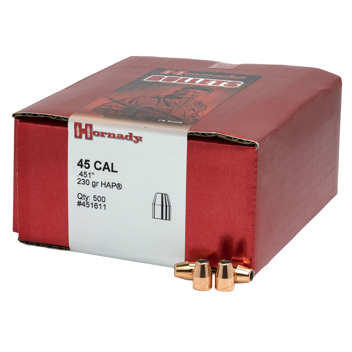 HORNADY HAP® 45 CALIBER (0.451") PISTOL BULLETS