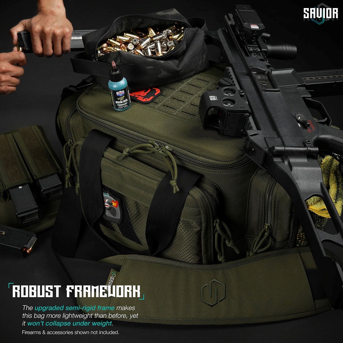 SAVIOR EQUIPMENT SPECIALIST RANGE BAGS FOR HANDGUNS