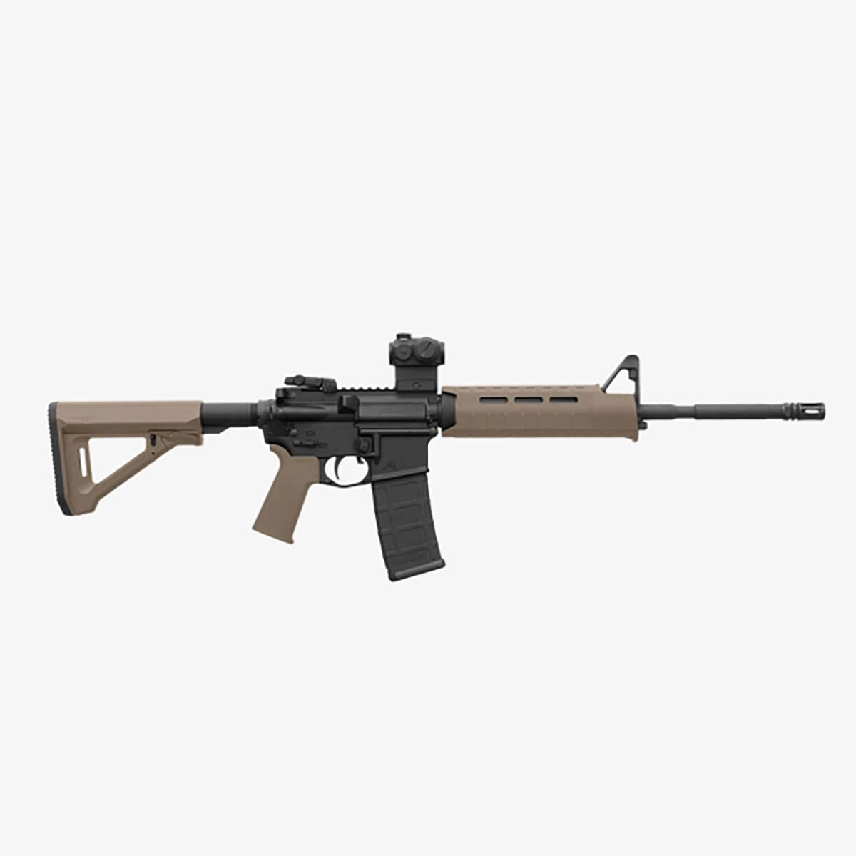 MAGPUL MOE RL Collapsible Mil-Spec Carbine Stock for AR-15 FDE SKU ...
