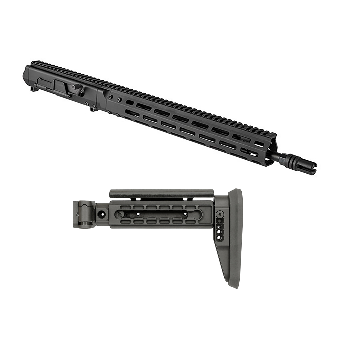 BROWNELLS BUNDLES BRN-180 16" GEN 2 UPPER REC W/ MI ALPHA SERIES ...