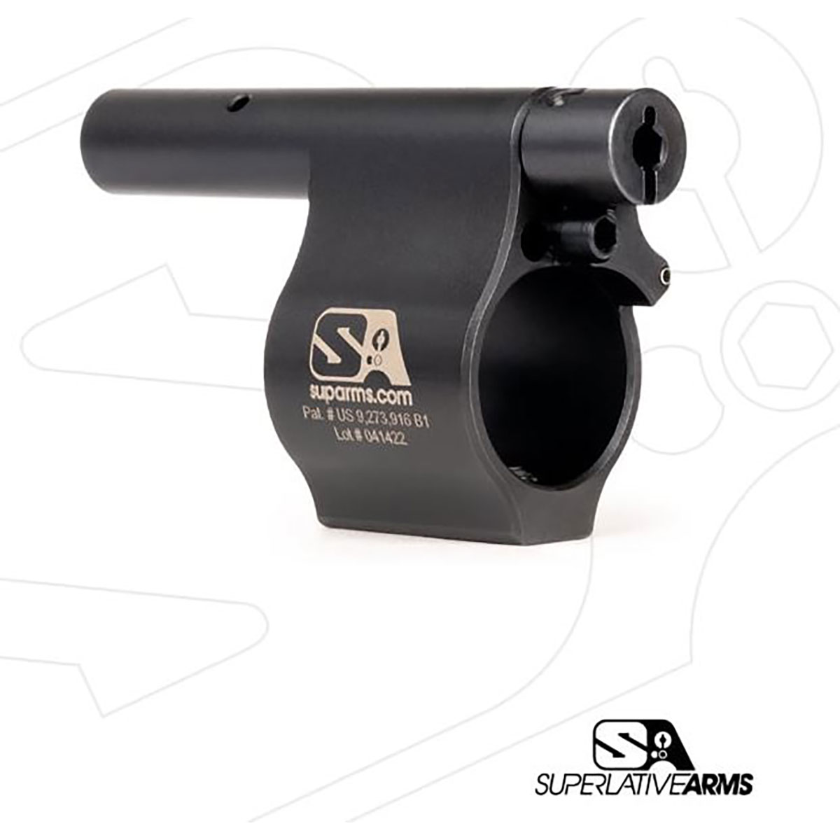 SUPERLATIVE ARMS LLC AR-15 ADJUSTABLE PISTON SYSTEM WITH SOLID 0.750 ...