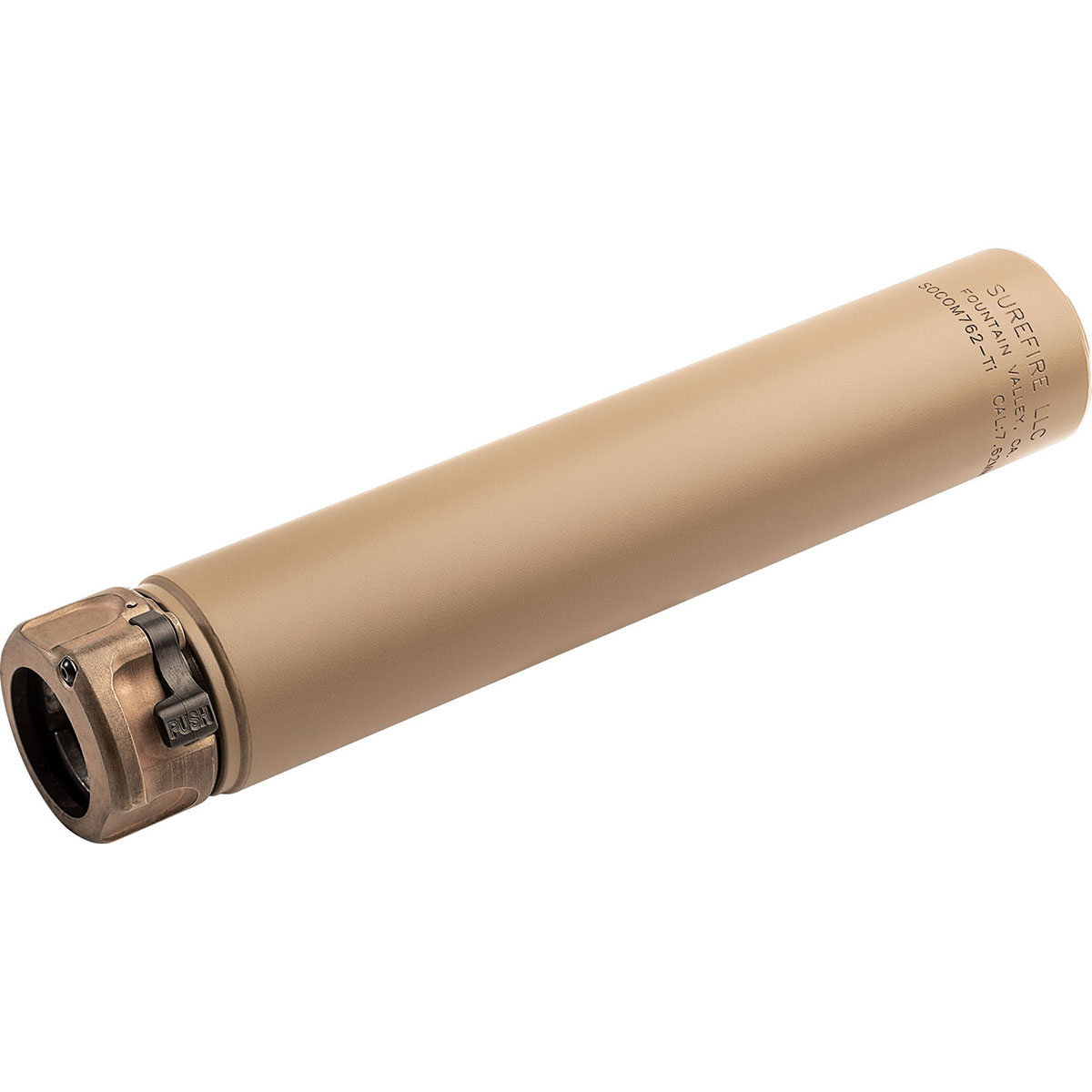 SUREFIRE SOCOM762-TI2 FAST-ATTACH SOUND SUPPRESSOR
